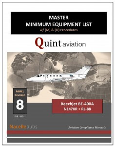 Master Minimum Equipment List - For Part 91 & 125 Operations
